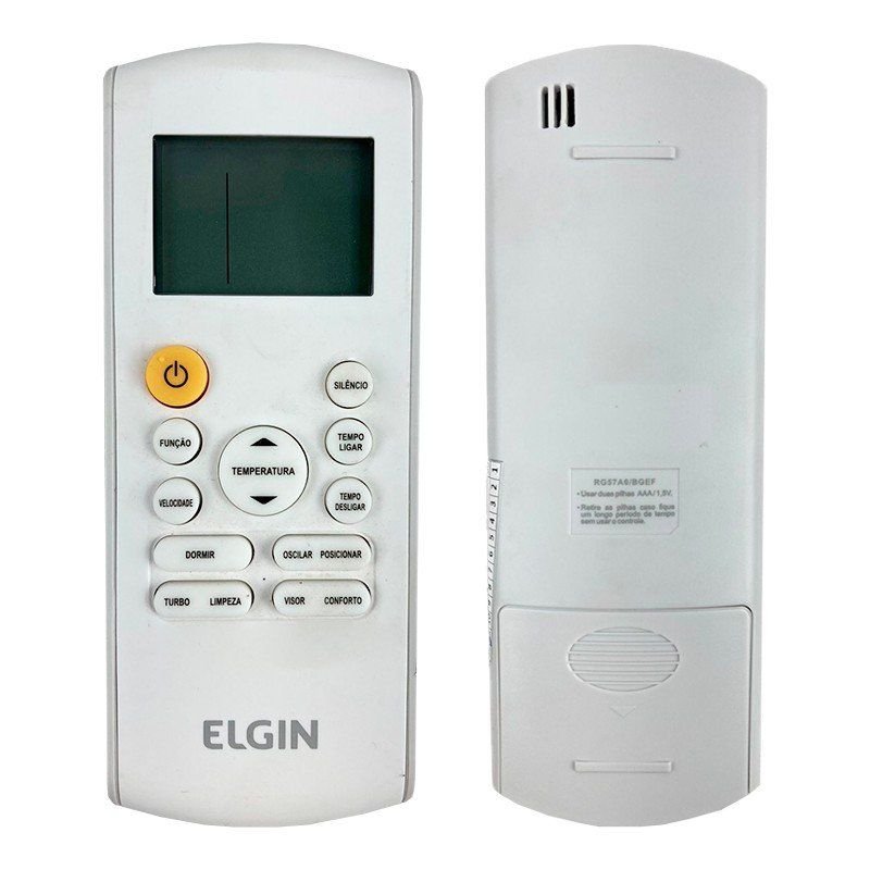Controle Remoto De Ar Condicionado Original (Rg57a6/Bgef) - Elgin